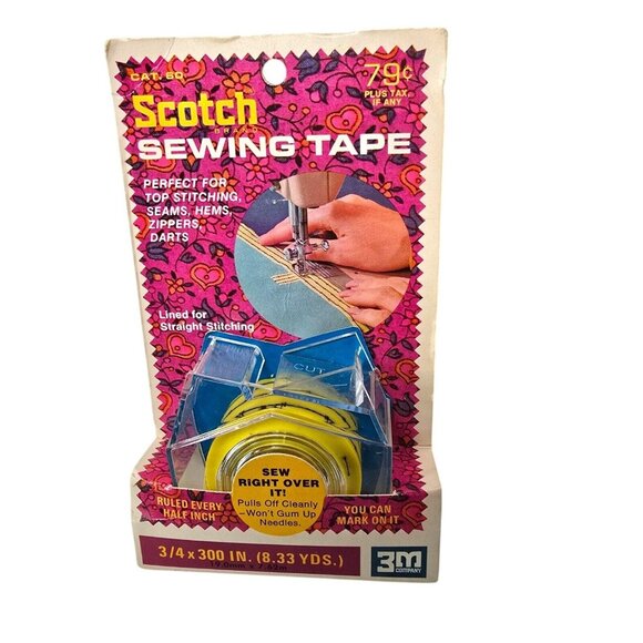 3M Scotch Brand | Office | 3m Scotch Brand Sewing Tape Vintage 6s 70s ...